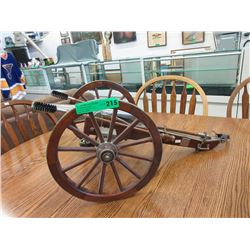 Large decorative tabletop cannon model