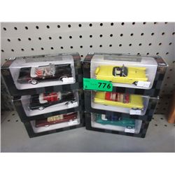 6 Mini Die cast cars in original packages