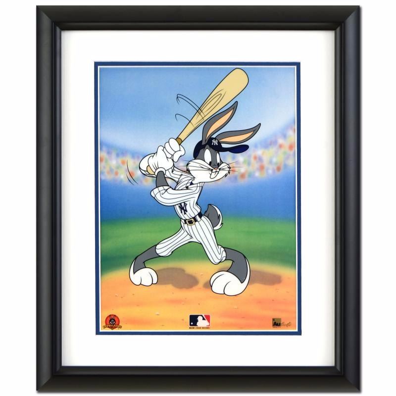 Bugs Bunny at Bat for the Yankees Limited Edition Sericel by Looney ...