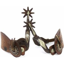 Kelly stamped spurs straight arrow shanks,