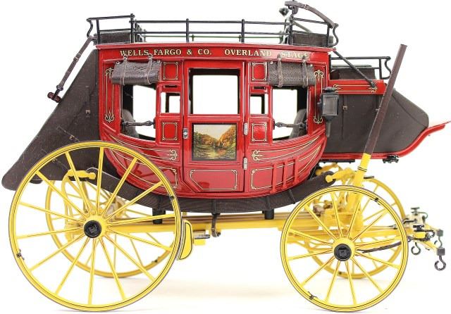 Miniature Wells Fargo Overland Stage