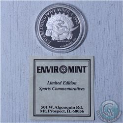 1oz enviromint 1994 NBA Toronto Raptors .999 Fine silver coin. (Tax Exempt)