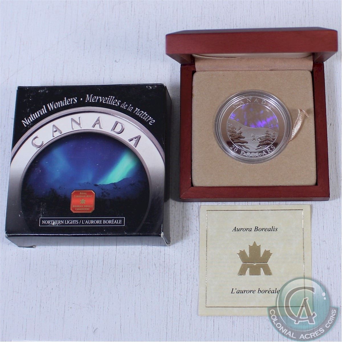 2004 $20 Aurora Borealis (Northern Lights) Hologram Coin (TAX Exempt ...