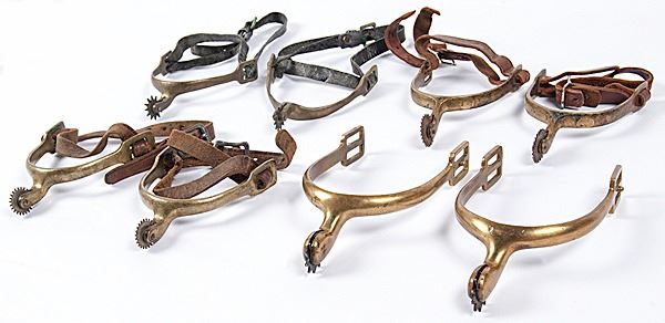 US Cavalry Spurs Lot of Four