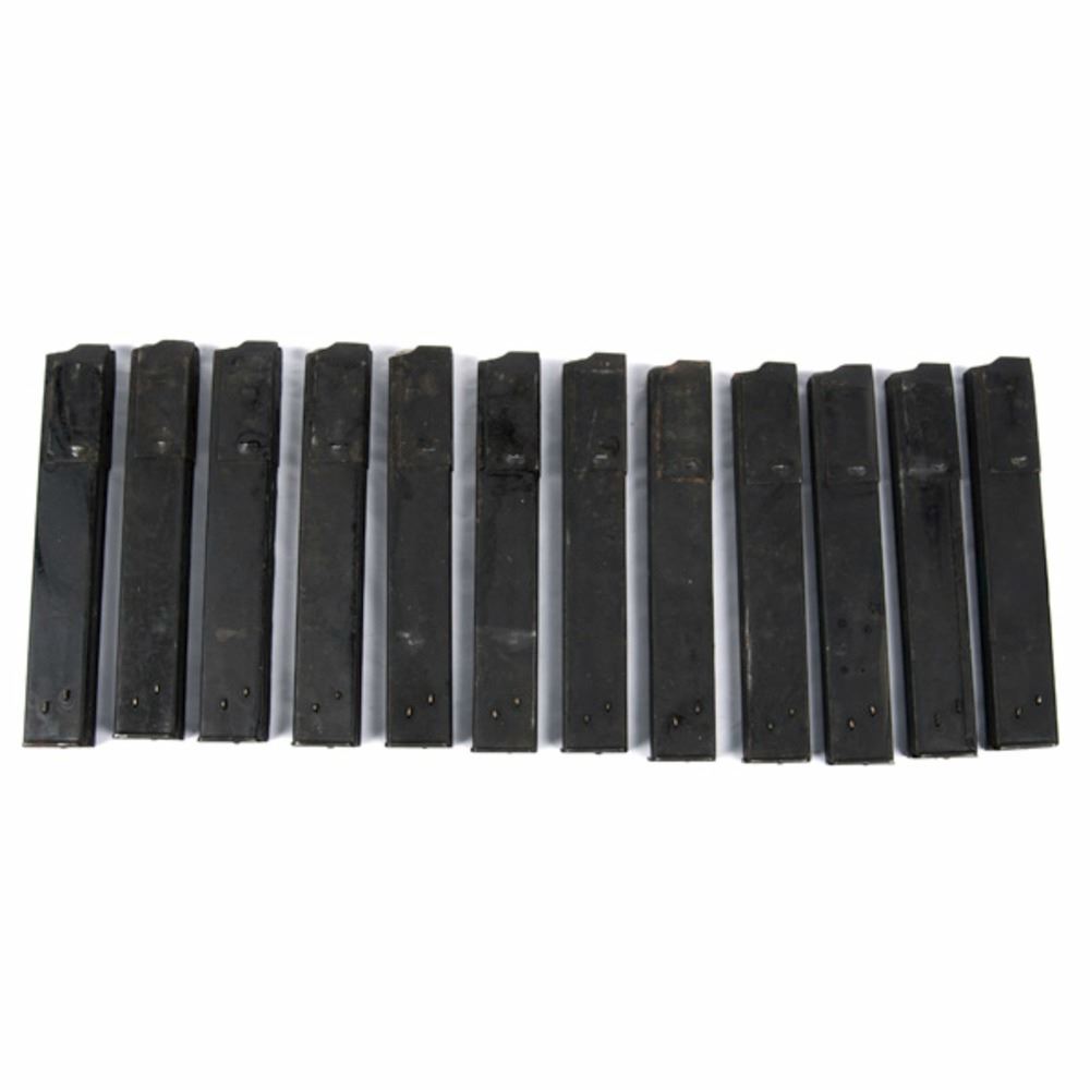 Group of Twelve 9mm STEN Submachine Gun Magazines