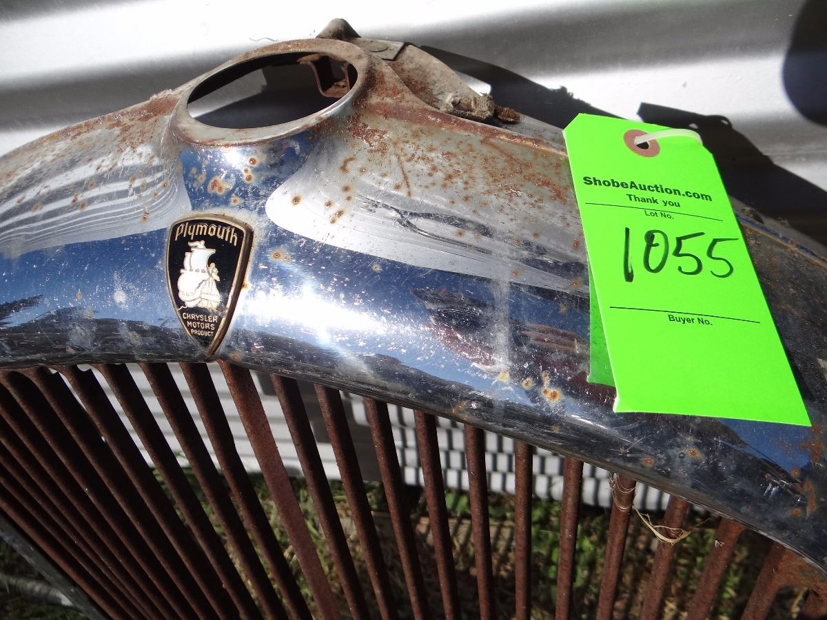 1931 Plymouth grill and radiator shell