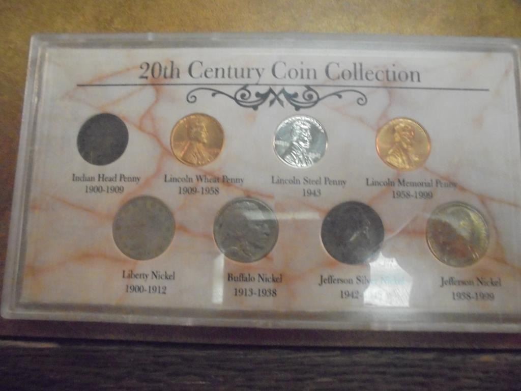 20TH CENTURY COIN COLLECTION AS SHOWN