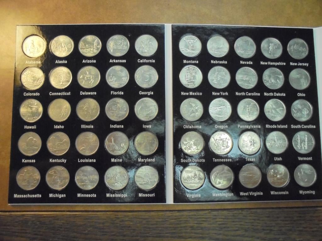 50 STATES QUARTER COLLECTION ALL 50 STATE QUARTERS
