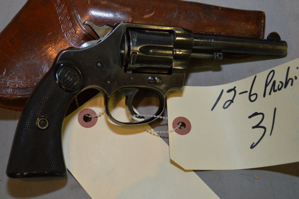 Colt Model New Police 32 Police Positive .32 Cal 6 Shot Revolver w/ 102 ...