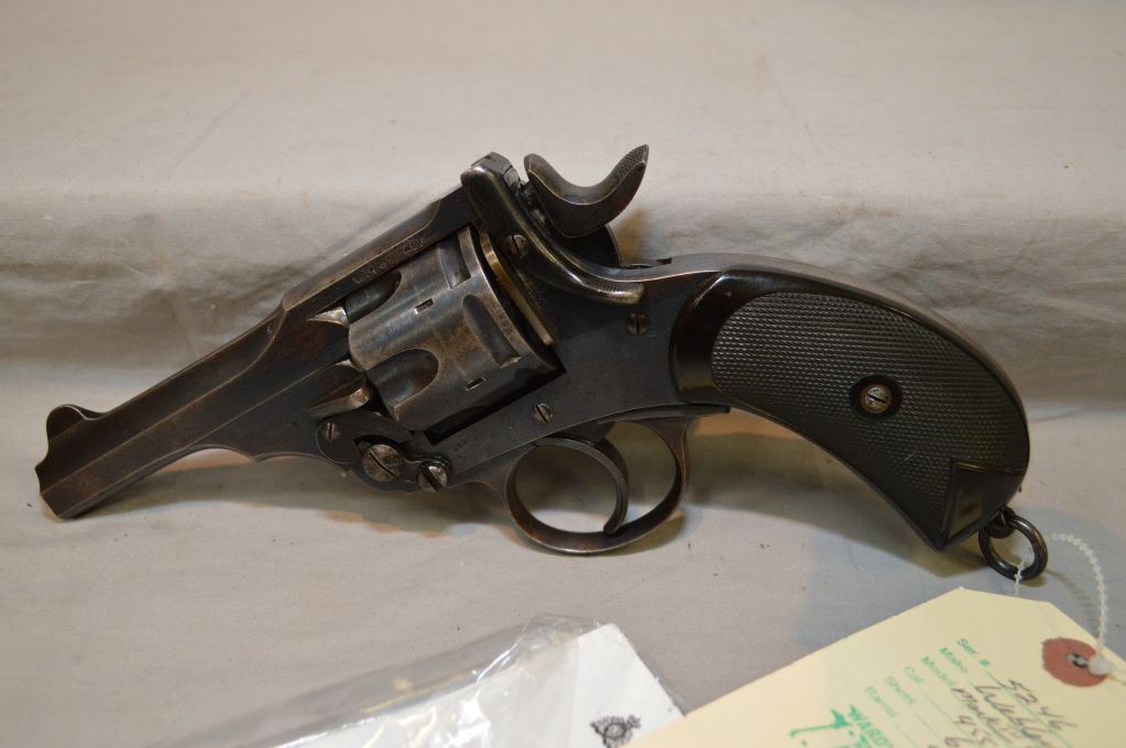 Webley Mark III Commercial .455 Cal 6 Shot Double Action Revolver w ...