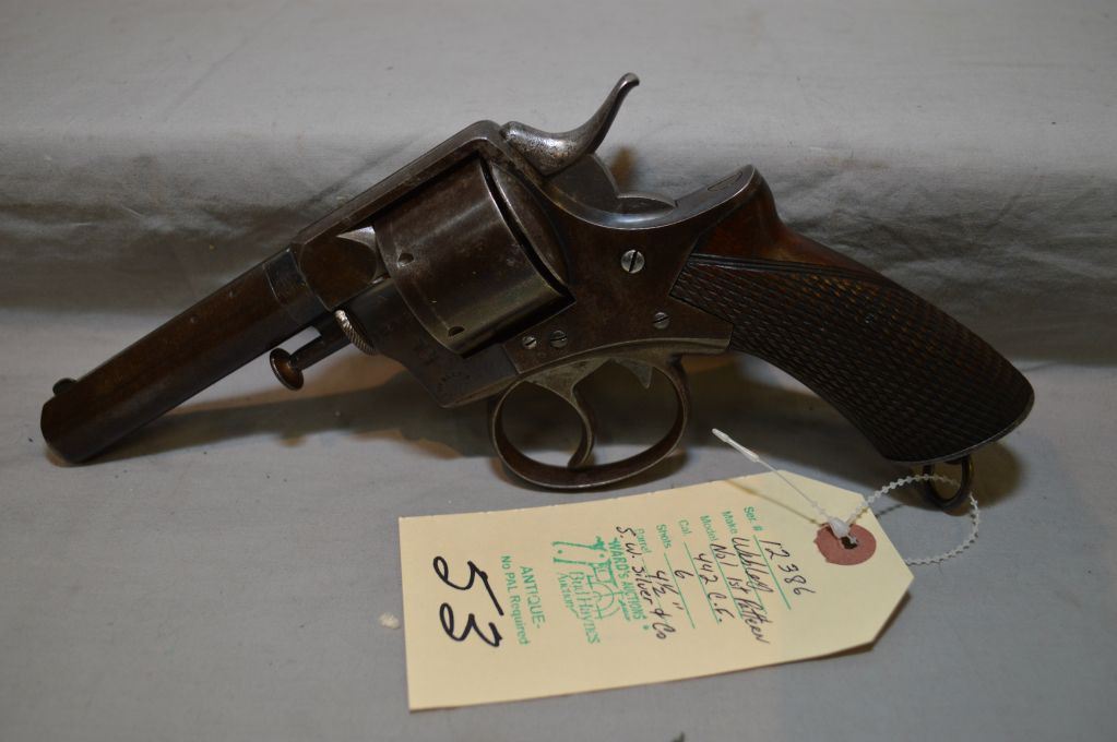 Webley Model No.1 ( First Pattern ) .442 C.F. 6 Shot Double Action ...