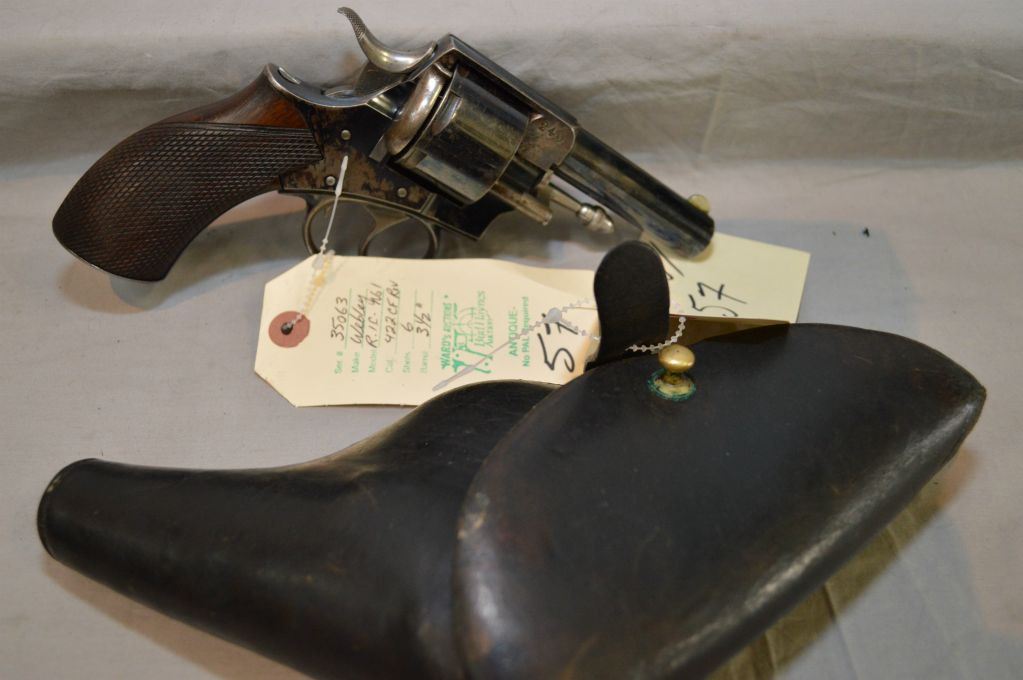 Webley R.I.C. No 1 .442 CF Cal 6 Shot Double Action Revolver w/89 mm ...
