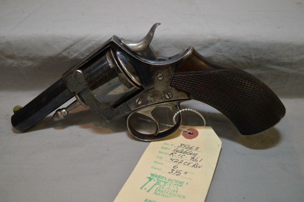 Webley R.I.C. No 1 .442 CF Cal 6 Shot Double Action Revolver w/89 mm ...