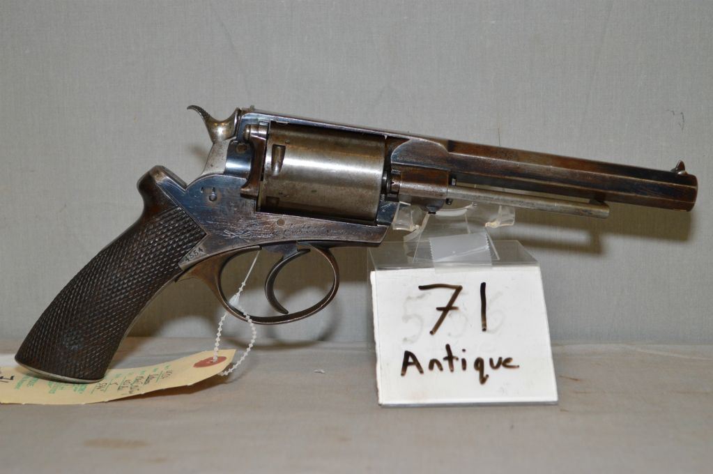 Adams Model Mark I Military .450 Cal 5 Shot Double Action Revolver w ...
