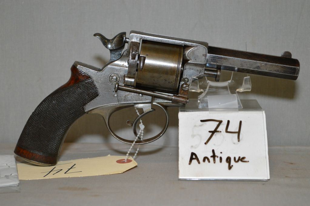 Tranter Model 1868 .450 Cal 5 Shot Double Action Revolver w/ 108 mm ...