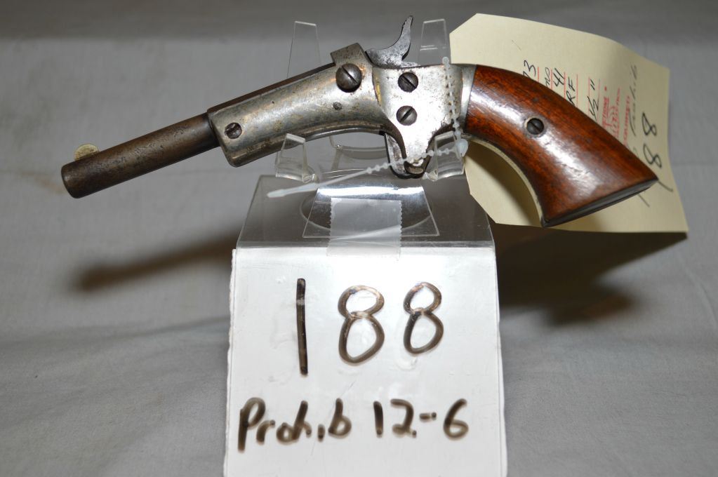 Stevens Model Tip Up No. 41 .22 RF Cal Single Shot Pistol w/ 3 1/2 ...