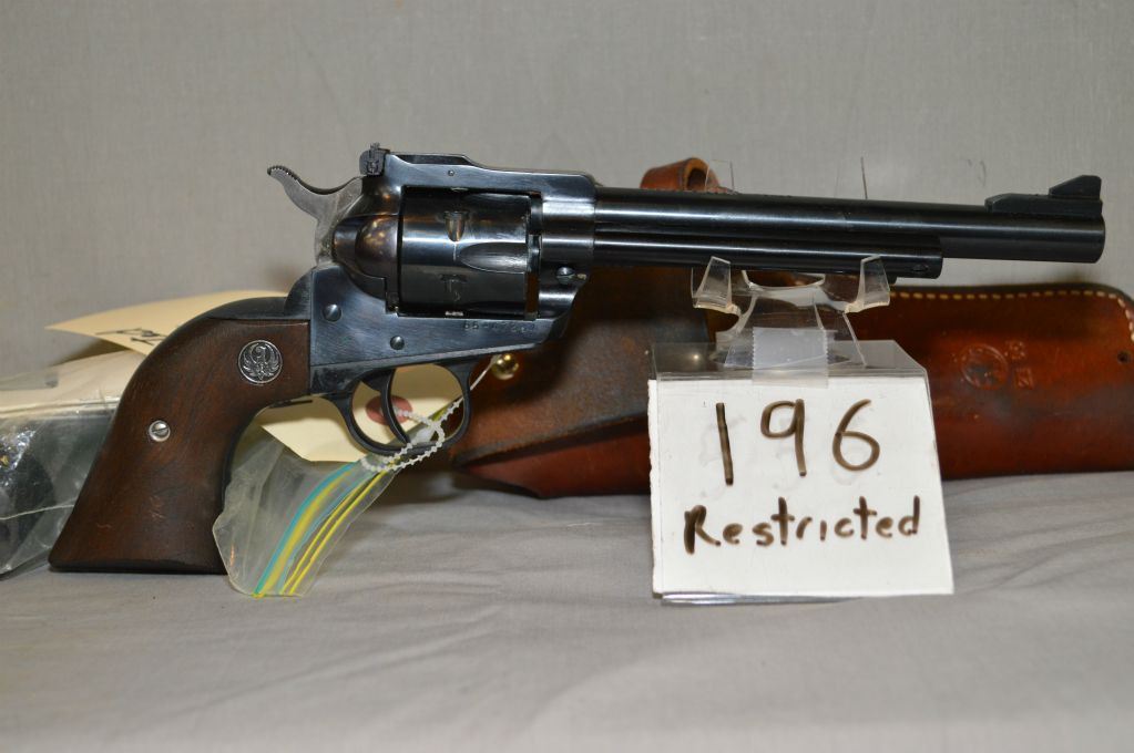 Ruger Model New Model Single Six .22 LR / .22 Mag Cal 6 Shot Revolver w ...