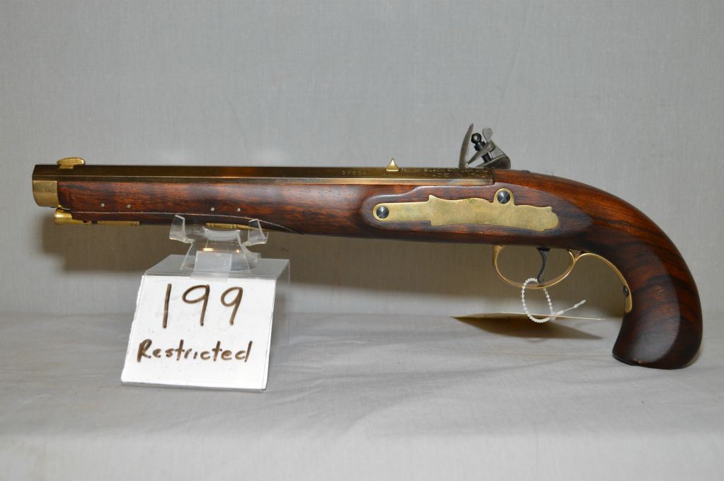 Pedersoli Model Kentucky Pistol Reproduction .44 Flintlock Cal Single ...