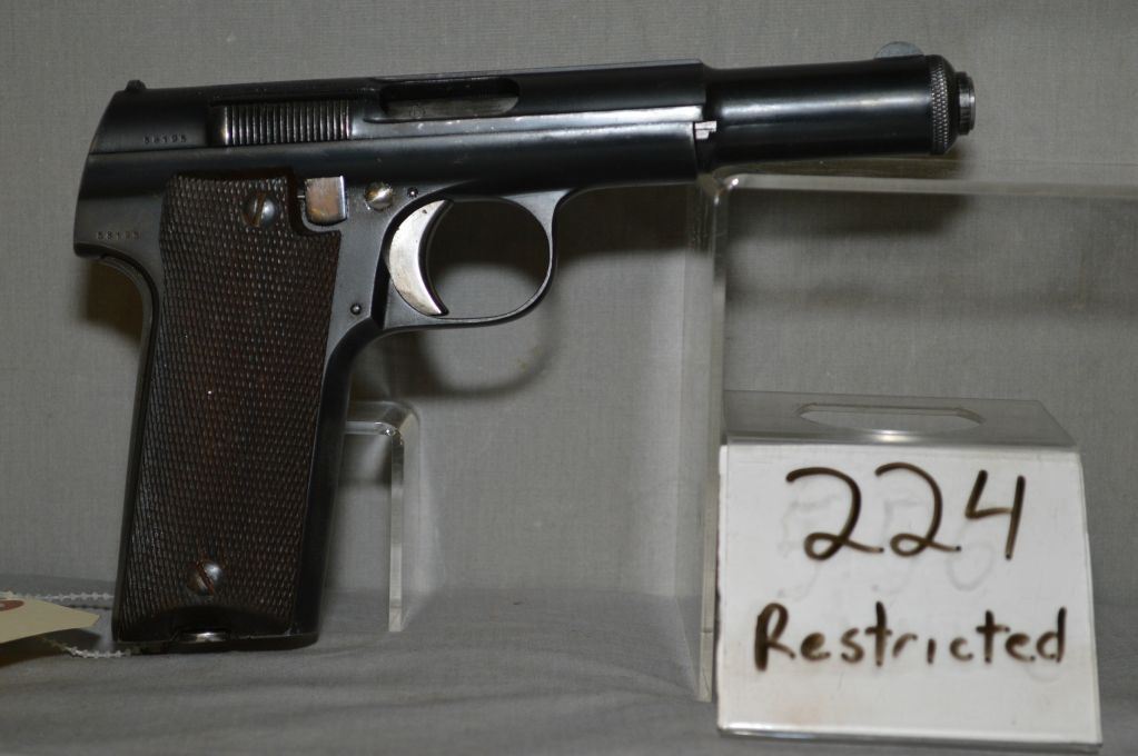 Astra Model 600/ 43 .9 MM Luger Cal 8 Shot Semi Auto Pistol w/ 134 mm ...