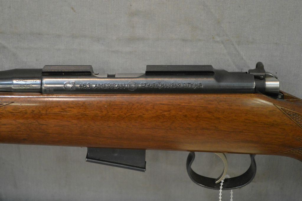 CZ Model 453 American .17 HMR Cal Mag Fed Bolt Action Rifle w/ 22 1/2 ...