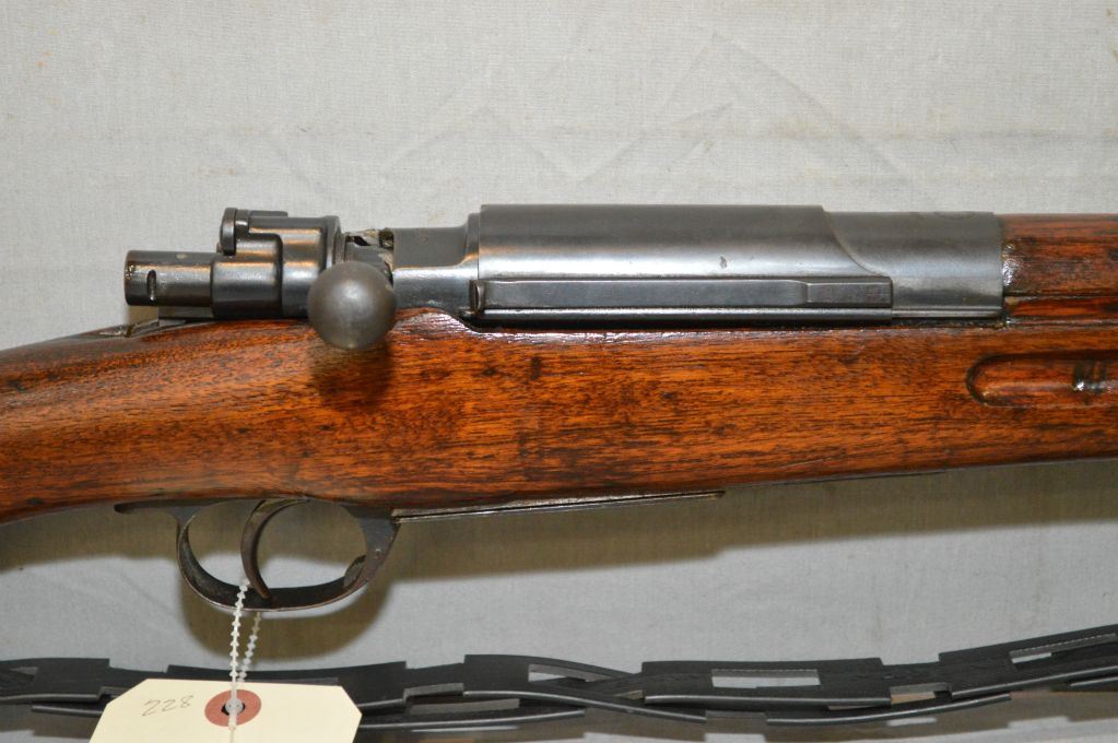 Siamese Mauser Model 1903 Type 45 .8 x 52 R Cal Bolt Action Full Wood ...