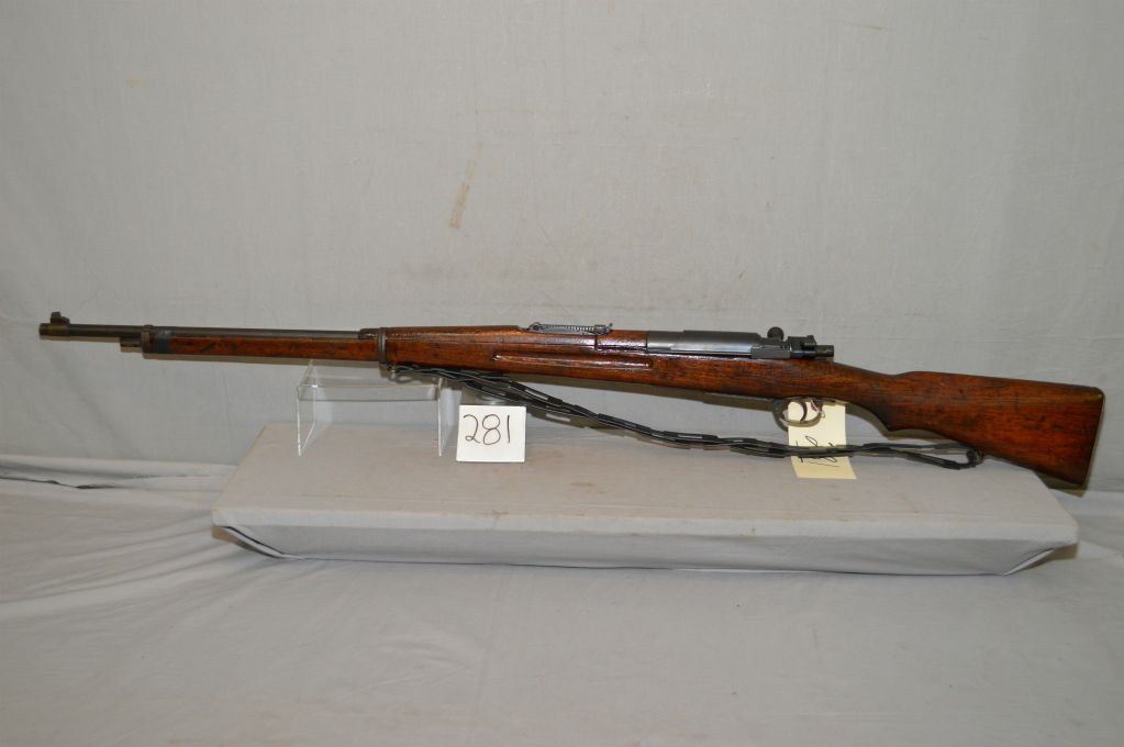 Siamese Mauser Model 1903 Type 45 .8 x 52 R Cal Bolt Action Full Wood ...