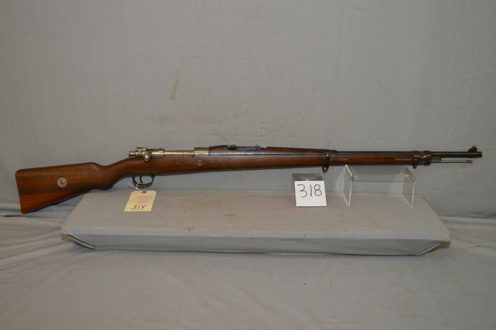 Brazilian Mauser Model 1908 .7 MM Mauser Cal Full Wood Military Bolt ...