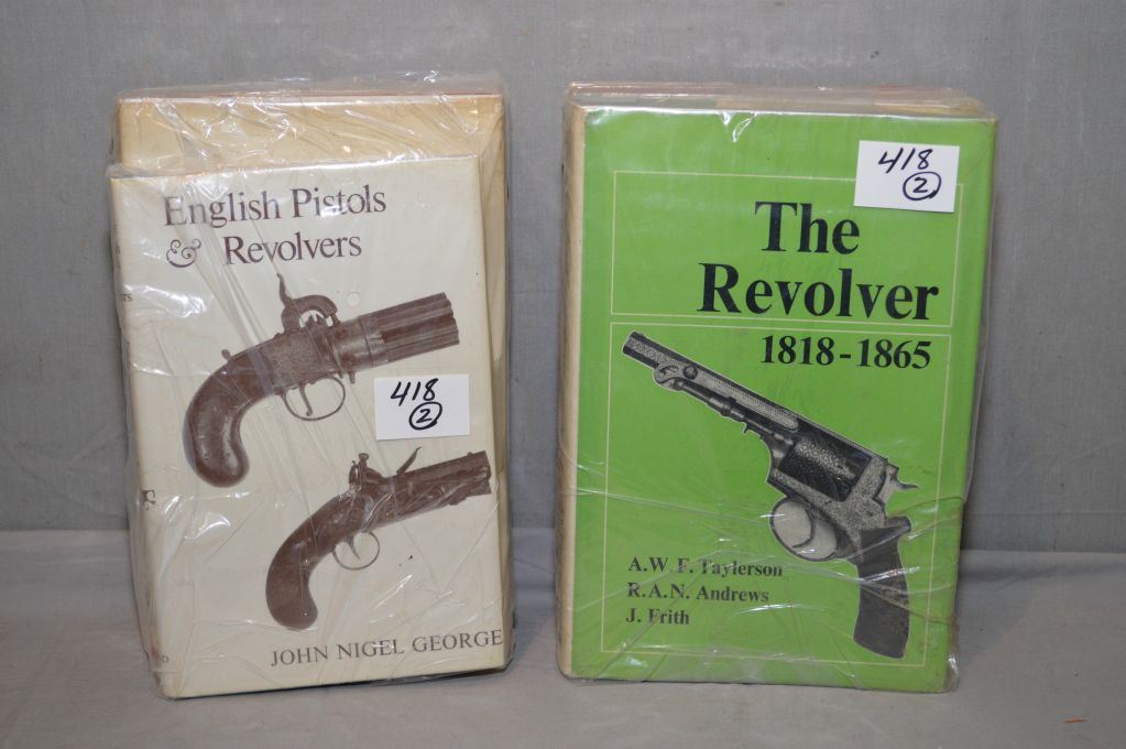 Lot of Two Bundles of Books : English Pistols and Revolvers - Revolving ...