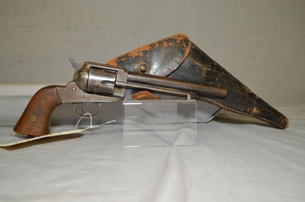 Remington Model 1875 S.A. Army. 44 REM. CF. Cal. 6 shot revolver with 7 ...