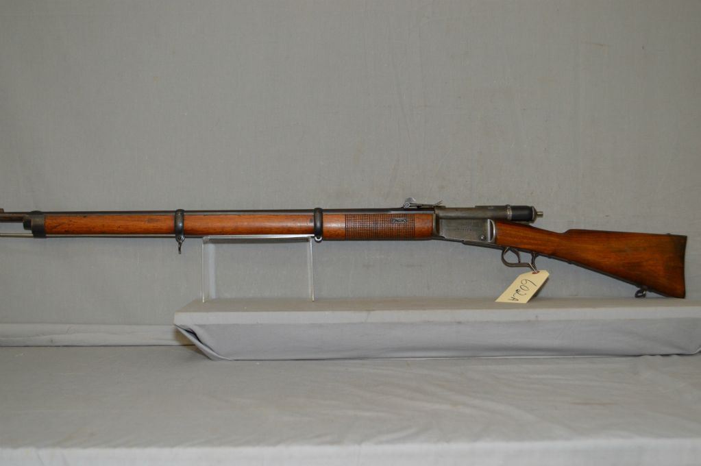 Swiss Vetterli Model 1869 .41 swiss R.F. cal. full wood military bolt ...