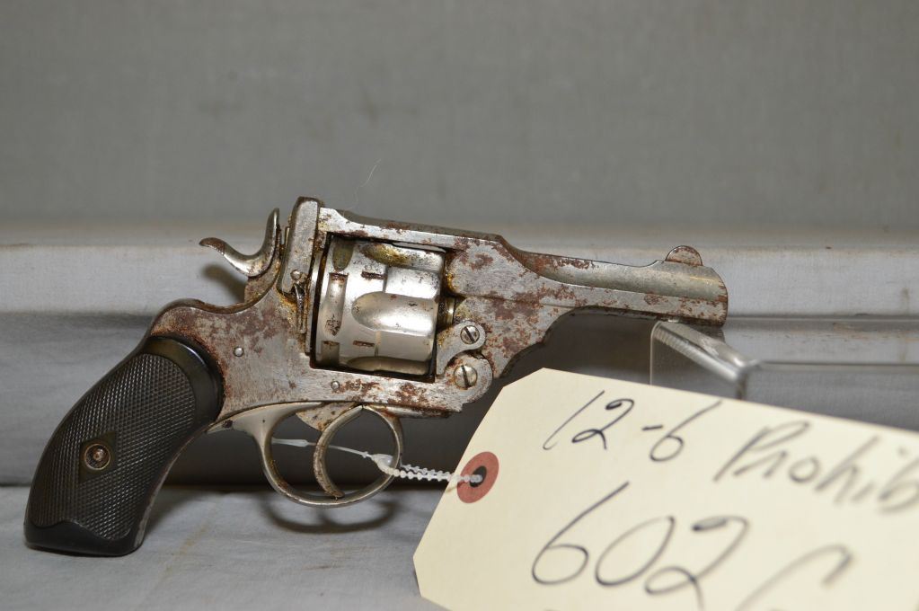 Webley Model Mark III 380 Rev. cal, 6 shot revolver w/ 76 mm bbl ...