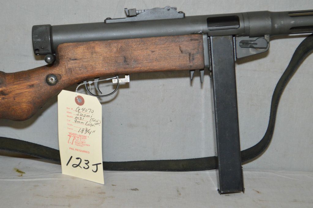 SUOMI ( T.N.W. Inc. Veronica, Or. ) Model M31 .9 MM Luger Cal Semi Auto ...