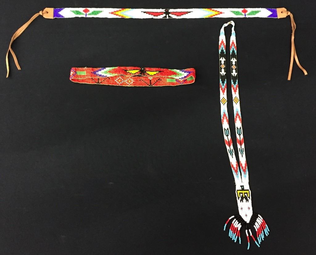 Apache Beadwork Lot of 3 Pieces