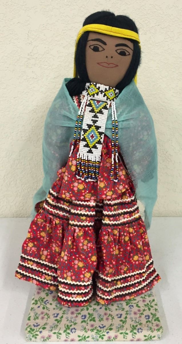 Handmade Vintage Apache Doll