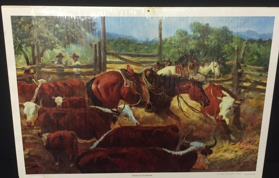 Joe Beeler Artist Proof Print - Signed!