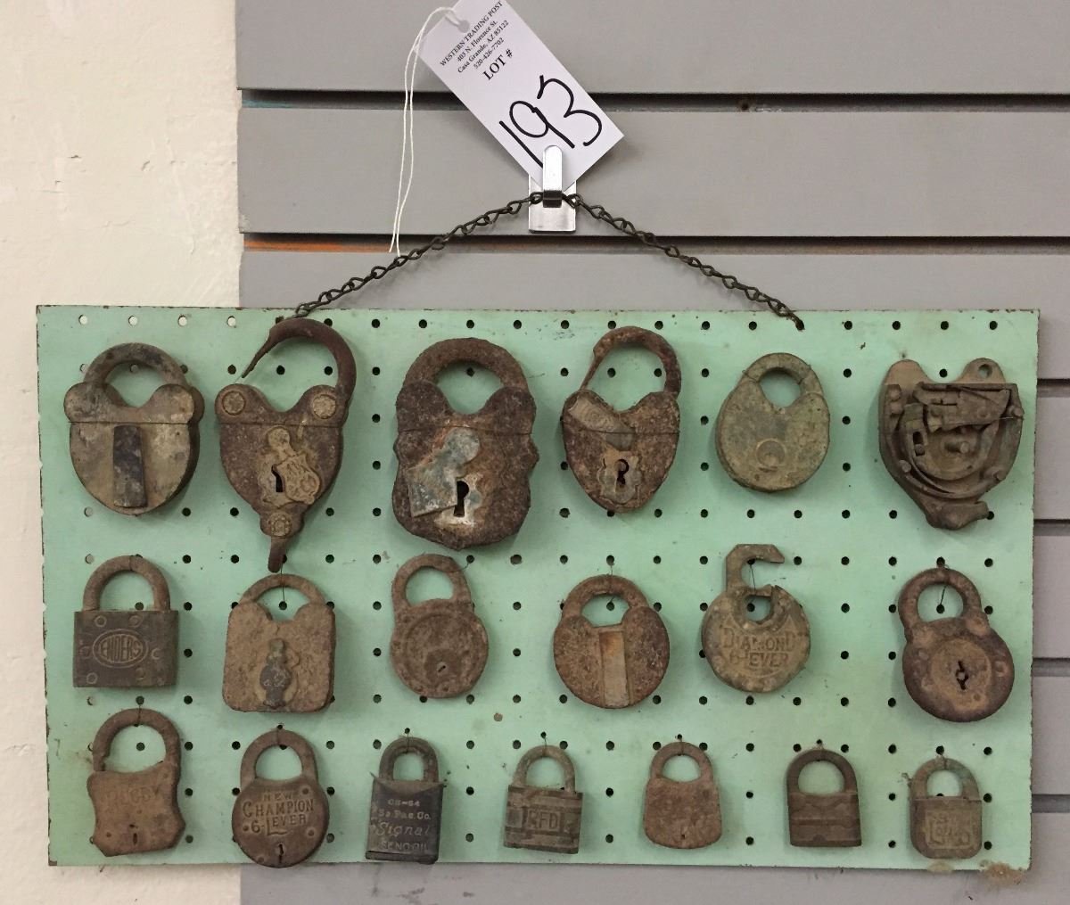 Antique Locks Display