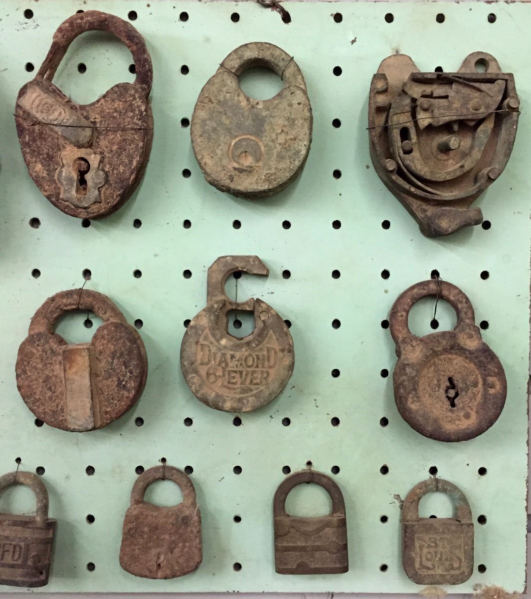 Antique Locks Display
