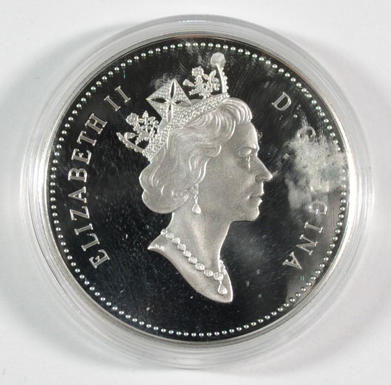 2000 VOYAGE of DISCOVERY Canadian Silver Proof Dollar Coin