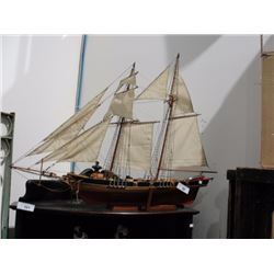 Model ship no damage