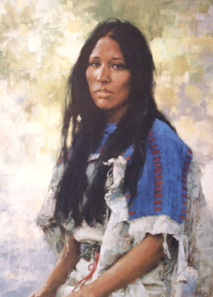 The Sioux Woman by Howard Terpning Limited Edition