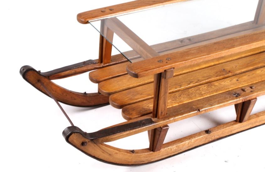 Antique Sleigh Coffee Table