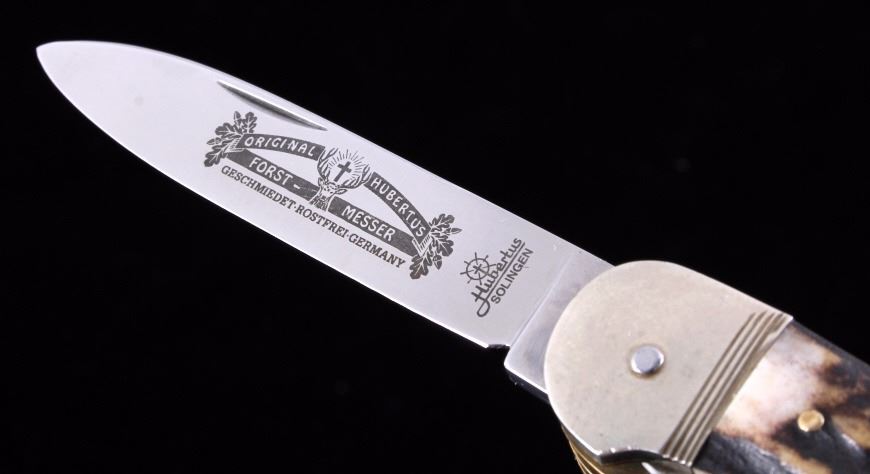 Hubertus Switchblade Knife Solingen Germany