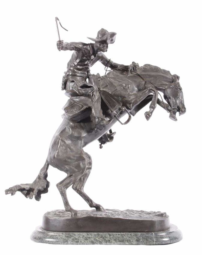 The Bronco Buster by Frederic Remington Bronze