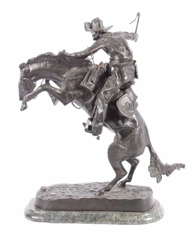 The Bronco Buster by Frederic Remington Bronze