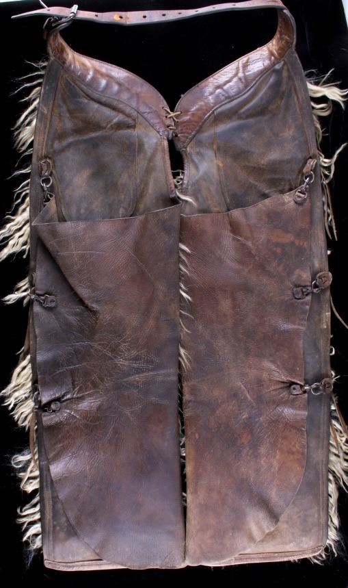 Antique Western Cowboy Wooly Chaps