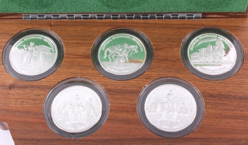 Montana Centennial Silver & Bronze Coin Collection