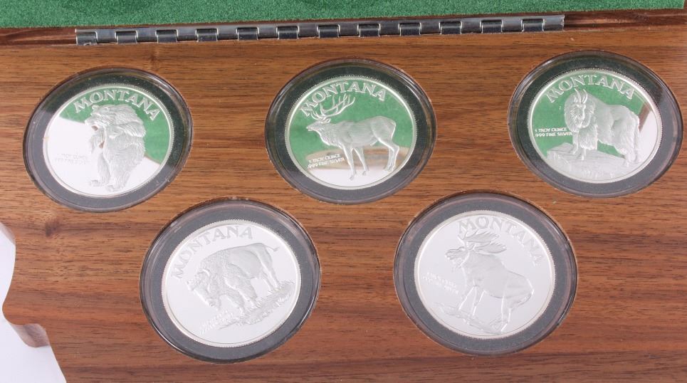 Montana Centennial Silver & Bronze Coin Collection