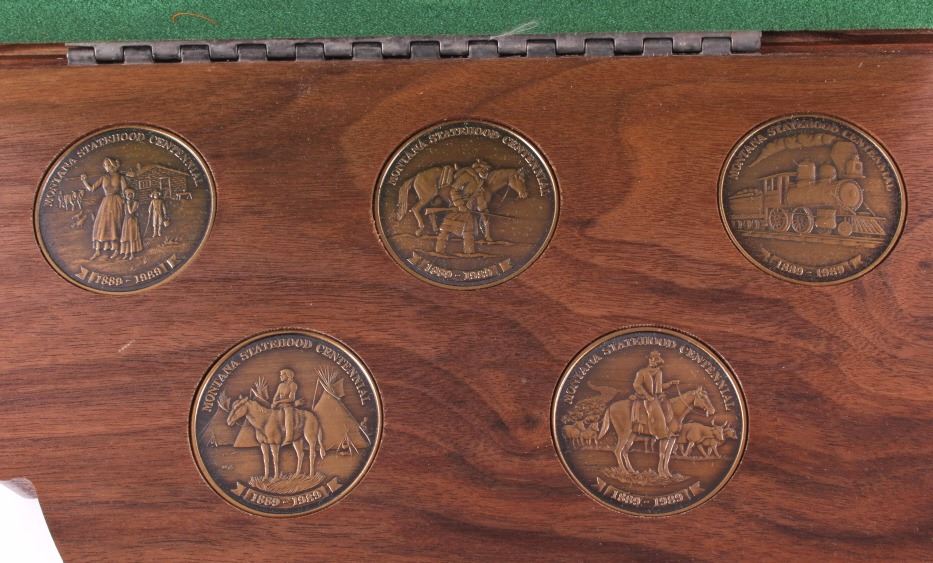 Montana Centennial Silver & Bronze Coin Collection