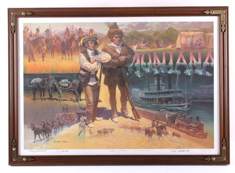 Gary Carter Montana Centennial Framed Print