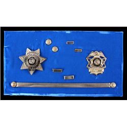 Santa Clara Police Uniform Badge Collection